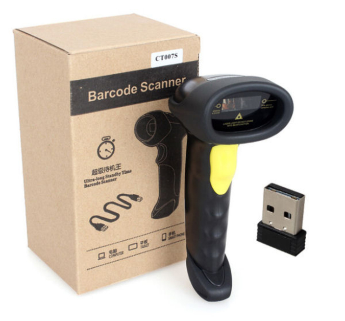 ALANDA CT-007S trådløs 2.4G scanner