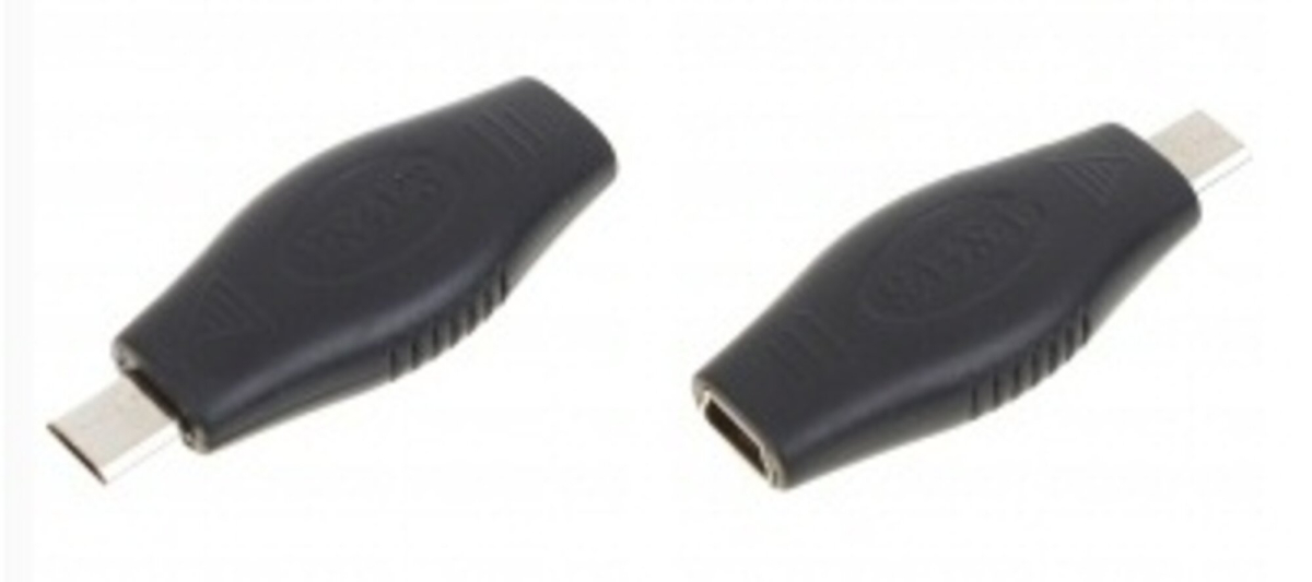 Mini USB to Micro USB adapter