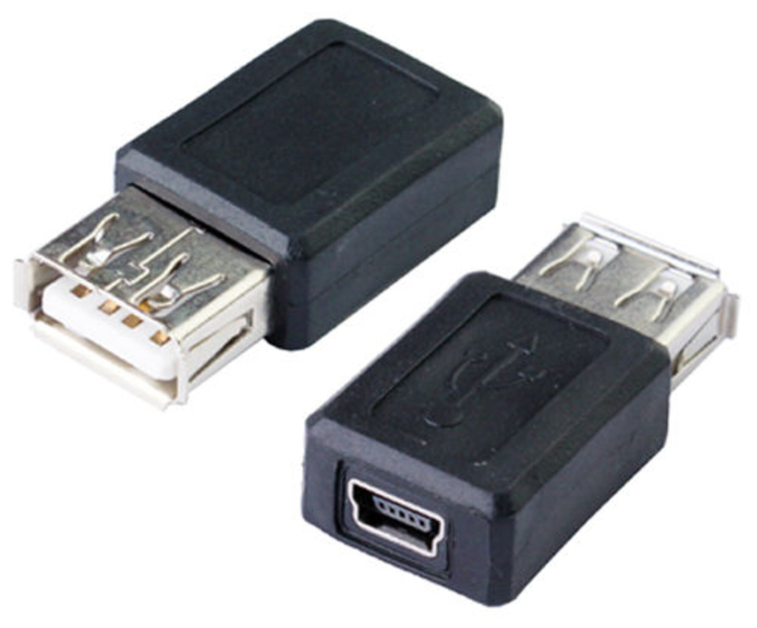 USB hun til mini 5 pin hun adapter