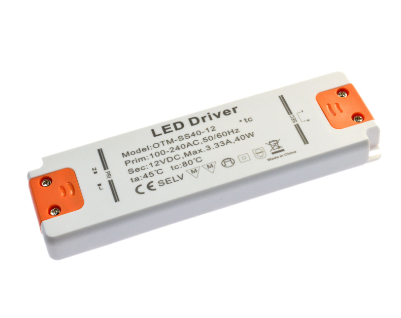 Køb OTM 12V DC LED Driver, 40 Watt - 140,00 kr.